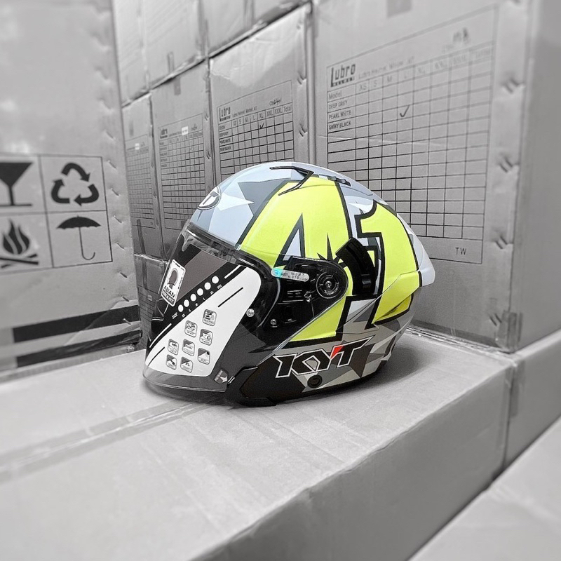 KYT NFJ #41 消光灰 選手彩繪 雙鏡片 大小帽殼 可拆洗內襯 排尺扣(順傑安全帽SJ) | 蝦皮購物