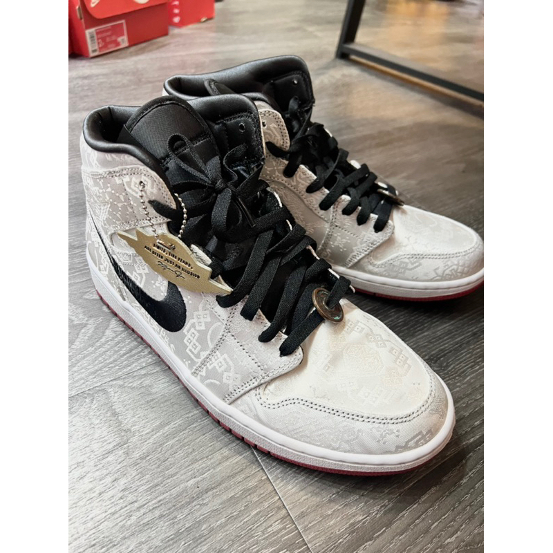 BLS • us10(28cm) nike aj1 x clot 絲綢 air Jordan 1 喬丹1代 | 蝦皮購物