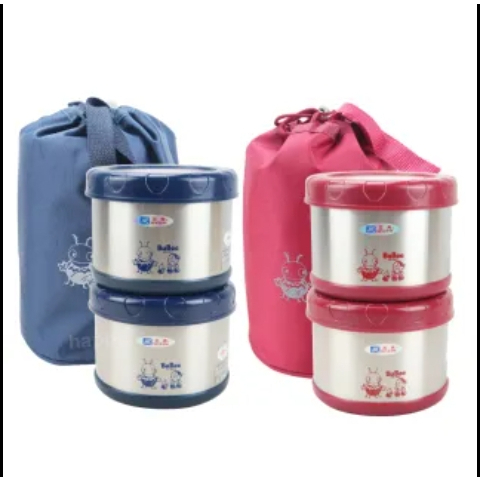 台灣製造三光牌新蘇香保溫便當盒 500mL2個 附專用提袋 2入可分離菜販 保溫 | 蝦皮購物