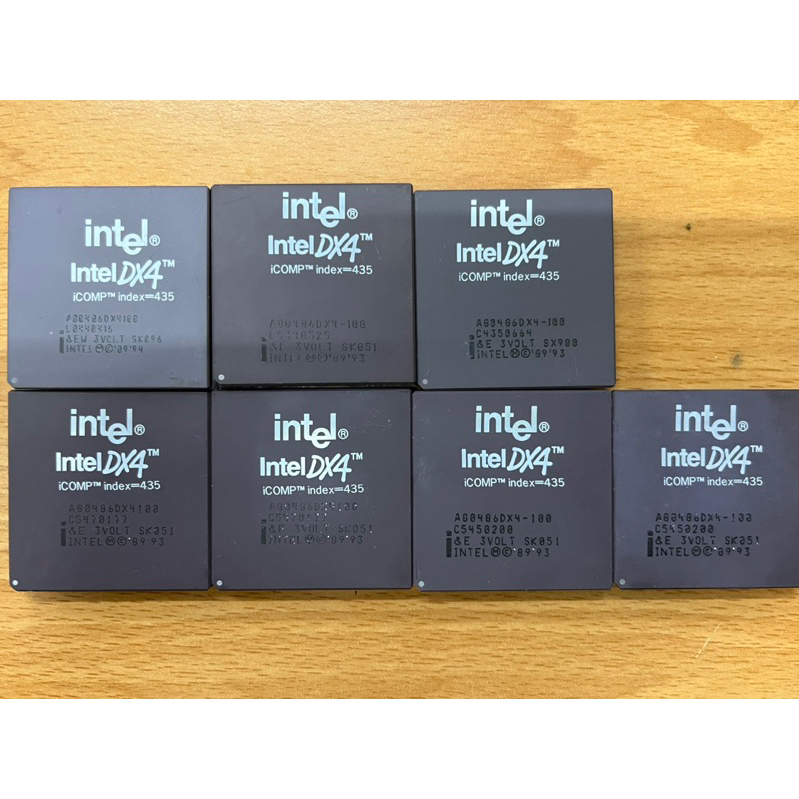 現貨古董黃金CPU收藏-Intel DX4-100 | 蝦皮購物