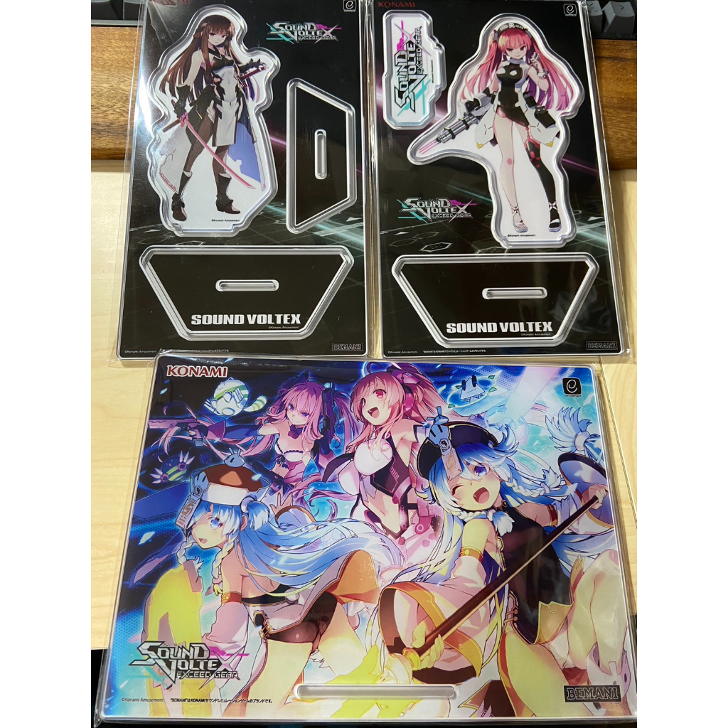 代抽+立牌 多種獎品 SOUND VOLTEX EXCEED GEAR SDVX 女武神日本限定活動 | 蝦皮購物