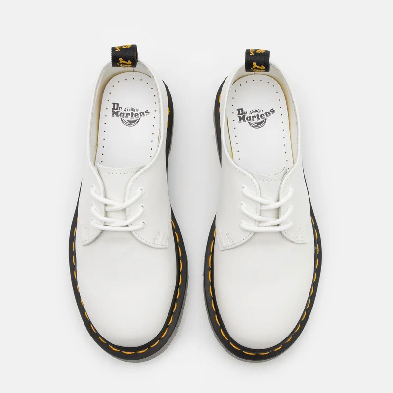 現貨UK4｜Dr.Martens 1461 ICED SMOOTH 冰底 透明底 小白鞋 白色 馬汀鞋 馬丁 三孔 白色 | 蝦皮購物