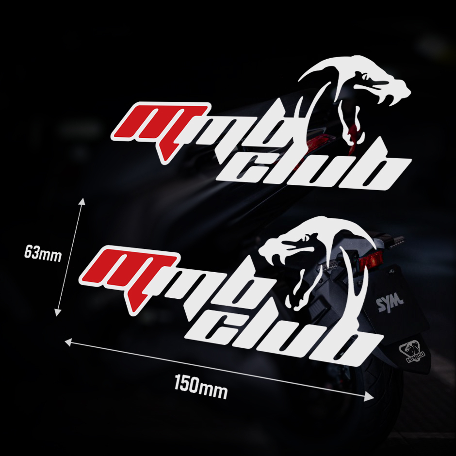 XIII_SYM 三陽 MMBCU MMB 曼巴 蛇貼（左右各一張） | 蝦皮購物