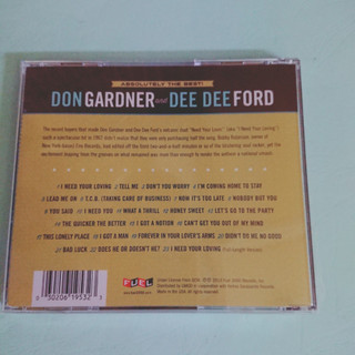 DON GARDNER & DEE DEE FORD ABSOLUTELY THE BEST 美國版 CD 靈魂 B15 | 蝦皮購物