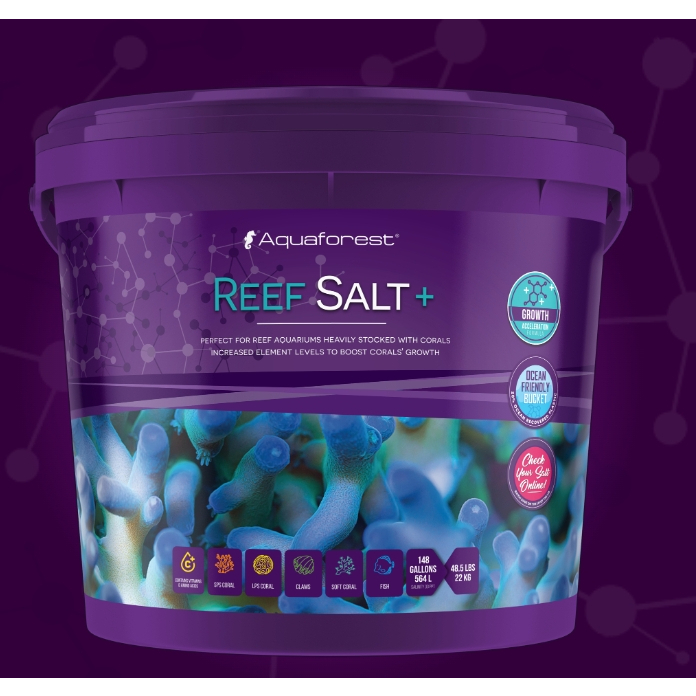 【藍箱水族】免運費 AF Reef Salt + 高濃度珊瑚鹽22Kg 海水素 Aquaforest 海鹽 AF珊瑚鹽 | 蝦皮購物