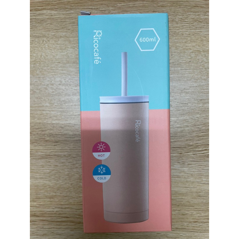 RICO瑞可-不鏽鋼316真空保溫冰冰吸管杯600ml | 蝦皮購物