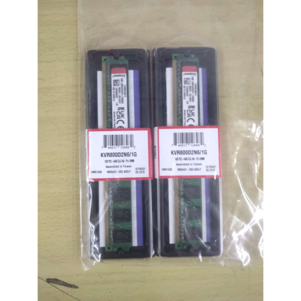 KINGSTON 金士頓 公司貨 KVR800D2N6/1G 1GB DDR2 800MT/s 1.8V 240p | 蝦皮購物