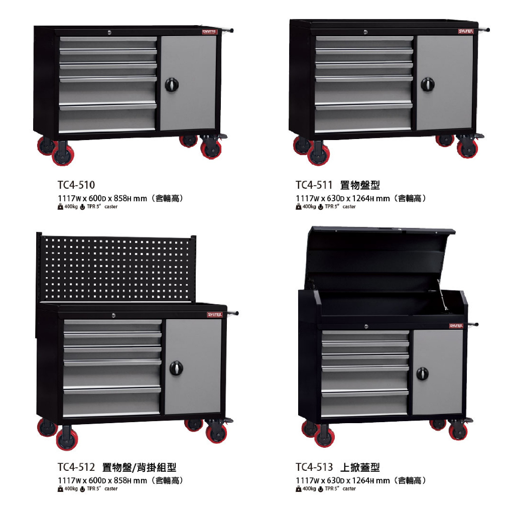 含稅價〖樹德 工具車〗TC4-512| TC4-511| TC4-513|TC4-510|作業車-工業用推車 | 蝦皮購物