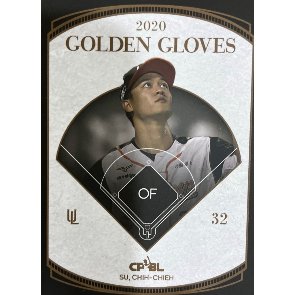 2020 CPBL 中華職業棒球大聯盟金手套 外野手蘇智傑 球卡 球員卡 | 蝦皮購物