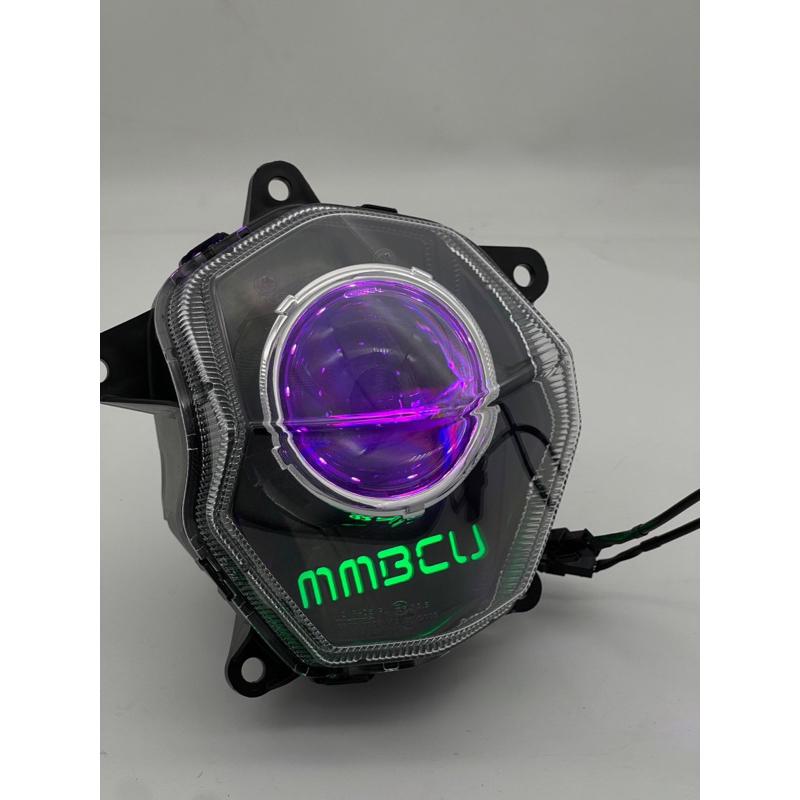 三陽 曼巴 MMBCU 原廠反射式LED GTR-LED魚眼模組+曼巴發光MMBCU字樣 | 蝦皮購物