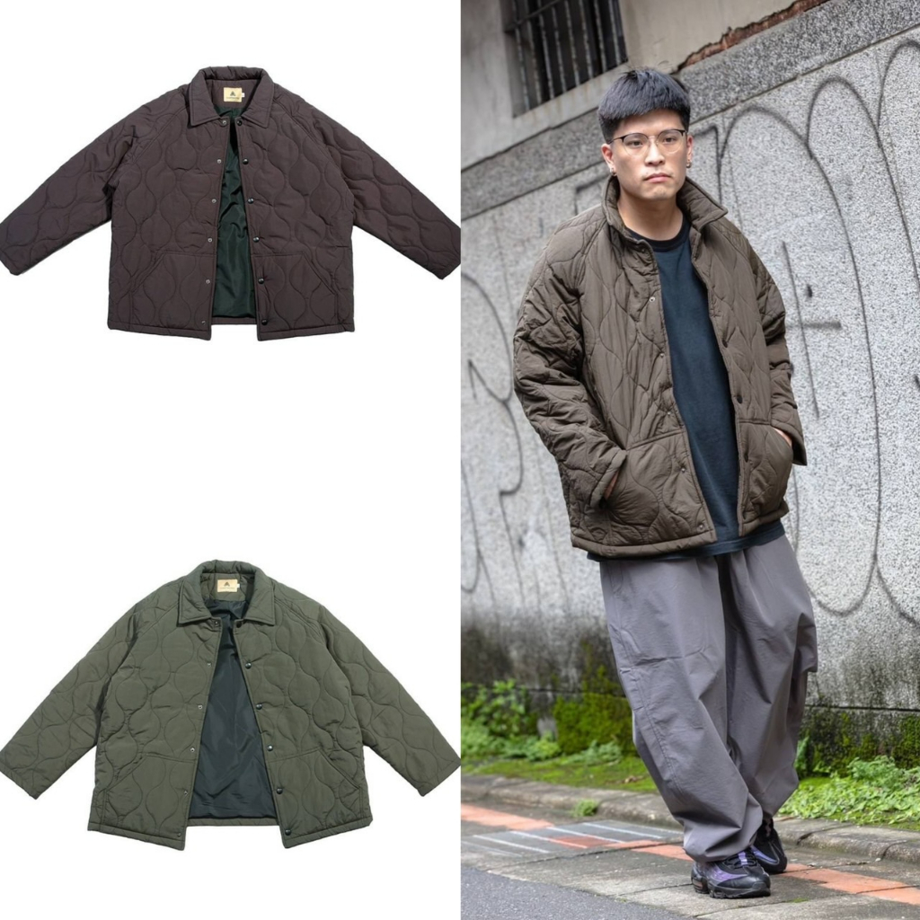 (UNCLE_BIRD) cityboy 日系復古葫蘆紋有領棉外套 | 蝦皮購物