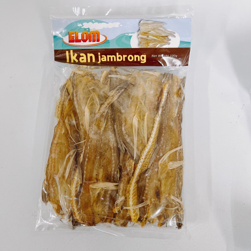 印尼 HALLO ELOM 鹹魚乾 JEPROX FISH 100g ikan jambrong | 蝦皮購物