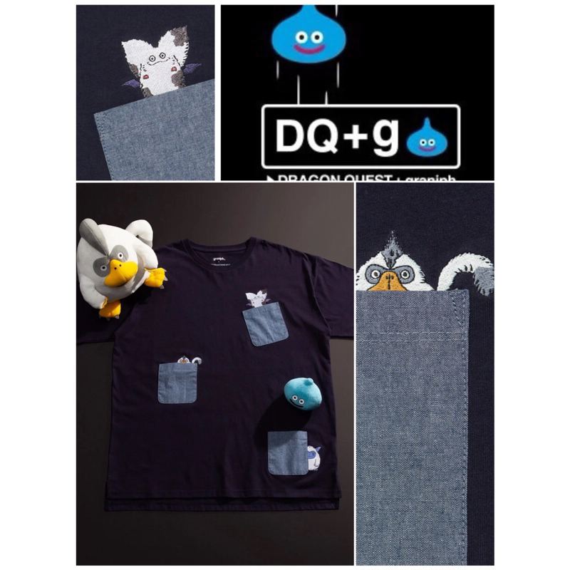 Graniph勇者鬥惡龍DQ+g[第三彈]短袖刺繡T恤XL | 蝦皮購物