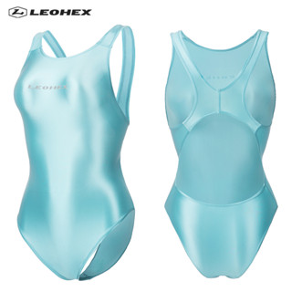 【特物魔屋】(2023新色款)LEOHEX 高叉 緊身 性感 溫泉 情趣 光澤 顯瘦連身 泳衣 泳装 | 蝦皮購物