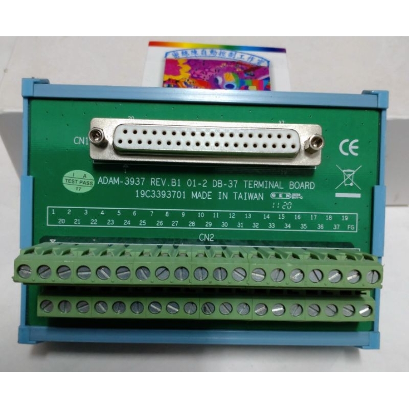 🌞二手現貨保固ADVANTECH研華ADAM-3937 DB-37導軌接線板 DAQ卡 通用DIN導軌安裝螺絲端子模組 | 蝦皮購物