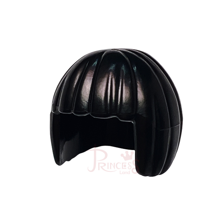 公主樂糕殿 LEGO 30615 衣夫人 頭髮 短髮 平劉海 妹妹頭 黑色 27058 62711 A253 | 蝦皮購物