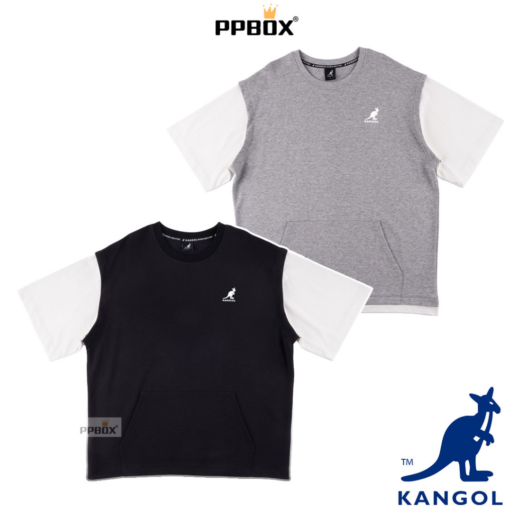 KANGOL 假兩件背心 短T【63251005】短袖 新衣新包 透氣 外搭 排汗衫 春夏 PPBOX | 蝦皮購物