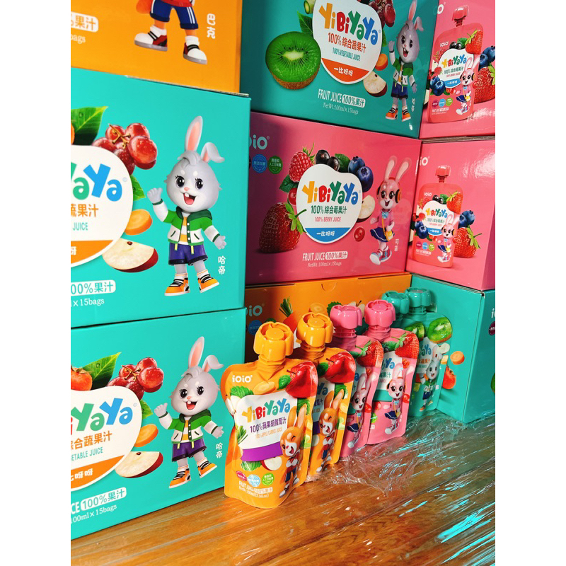 現貨最新效期YiBiYaYa 100%綜合果汁100ML(15入/組) | 蝦皮購物