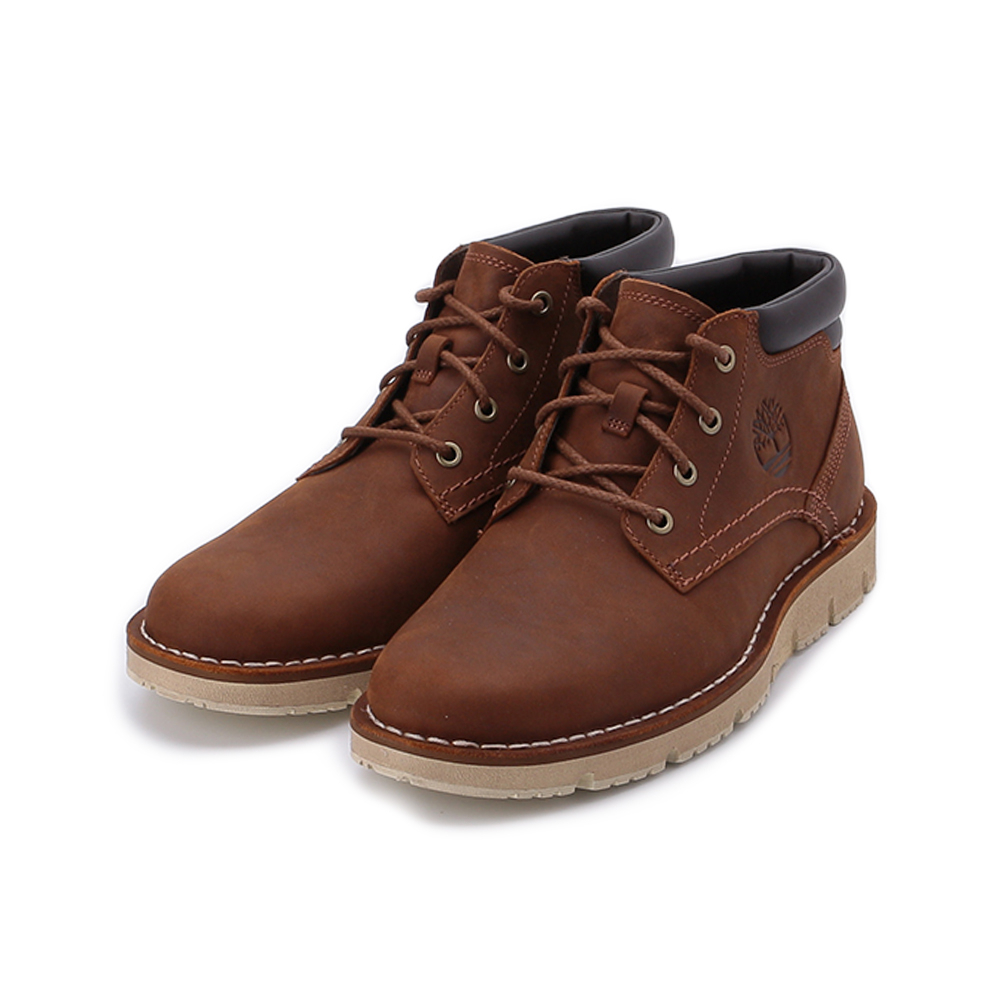 TIMBERLAND 全牛皮中筒休閒鞋 紅咖 A44QS 男鞋 | 蝦皮購物