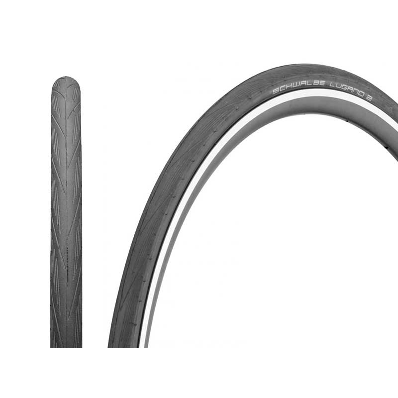SCHWALBE外胎700*25C LUGANO II 鋼線胎 K-Guard保護層[40009018]【飛輪單車】 | 蝦皮購物