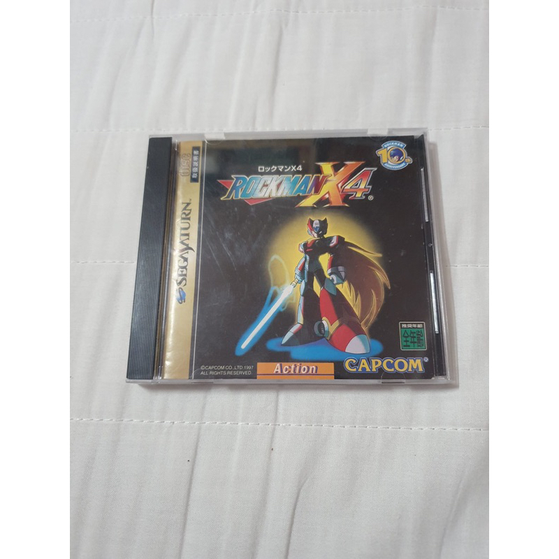 SS SEGA SATURN 原版遊戲 洛克人 X4 ROCKMAN X4 | 蝦皮購物