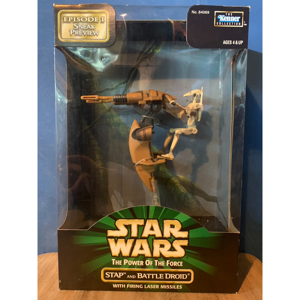KENNER 肯納 STAR WARS 星際大戰 STAP AND BATTLE DROID 戰鬥複製人 | 蝦皮購物