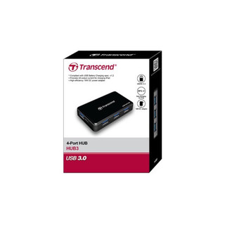 創見 Transcend 極速 USB 3.1 4埠 HUB 集線器 TS HUB3K 附變壓器 2A 輸出 | 蝦皮購物