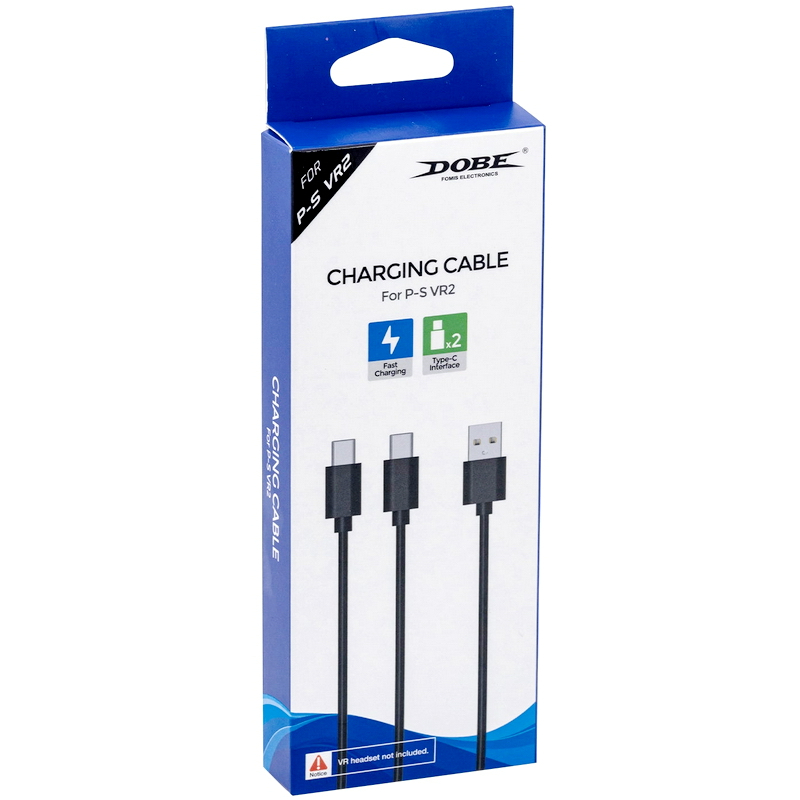 SONY PS5 VR2 PSVR2 DOBE USB TO TYPE-C 1對2 充電線 80公分 手把充電 台中 | 蝦皮購物