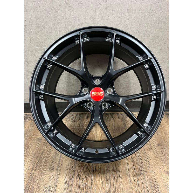 類 BBS FIR RI S 仿兩片式 18 19吋 5/112 5/114.3 5/120 消光黑 鈦灰 銀色 | 蝦皮購物