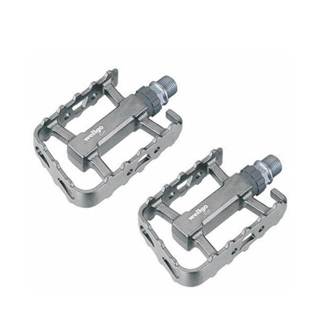 Wellgo 維格踏板大廠 LU-C17 輕巧 培林 踏板 踏板 培林 黑 銀 共2色 | 蝦皮購物