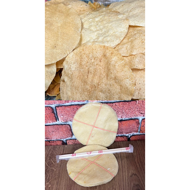 Krupuk opak gede 250g mentah | 蝦皮購物