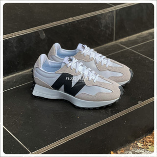 【逢甲FUZZY】New Balance 327 灰黑 海鹽 麂皮 帆布 拼布 MS327CWB | 蝦皮購物