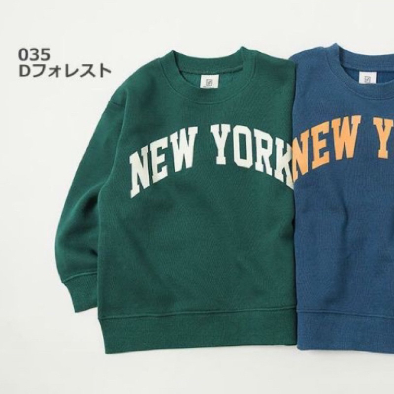 二手｜日牌童裝devirock磨毛美式大學T 綠110cm | 蝦皮購物