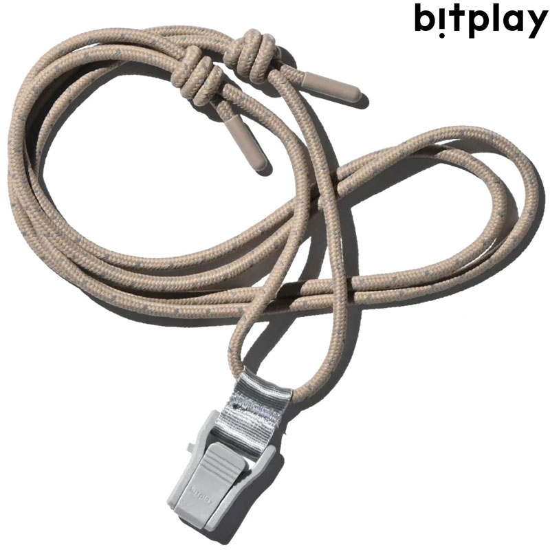【Bitplay】6mm Urban Lite Strap 附通用夾片 瞬扣夾 風格掛繩 / 手機繩 (沙色) 化學原宿 | 蝦皮購物