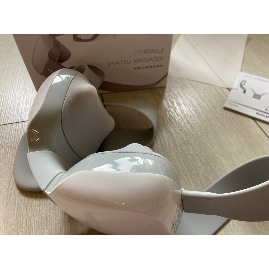 【KINYO】無線4D肩頸按摩帶IAM-2701 (二手，只使用兩次) | 蝦皮購物