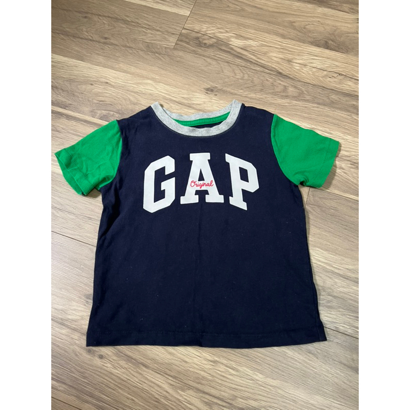 【GAP】 黑綠短T 90cm/2Y | 蝦皮購物