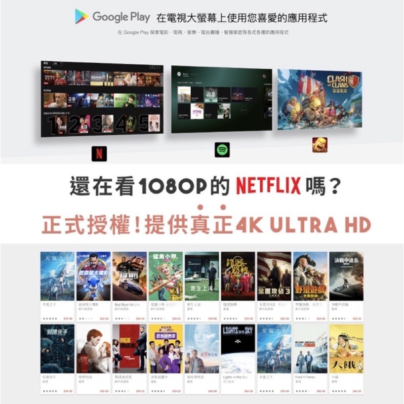 【台灣公司貨】HAKO mini智慧電視盒 4K高畫質 android tv NETFLIX/Disney+ 授權認證 | 蝦皮購物