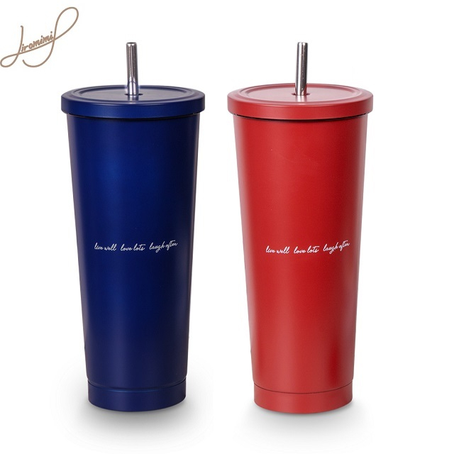 全新現貨供應 超有質感のHiromimi陶瓷吸管杯750ml附全配件組(不挑飲品長效保溫)紅/藍 | 蝦皮購物