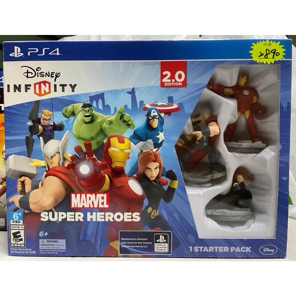 【現貨】全新未拆PS4 迪士尼無限世界Disney Infinity 2.0 英雄系列 | 蝦皮購物