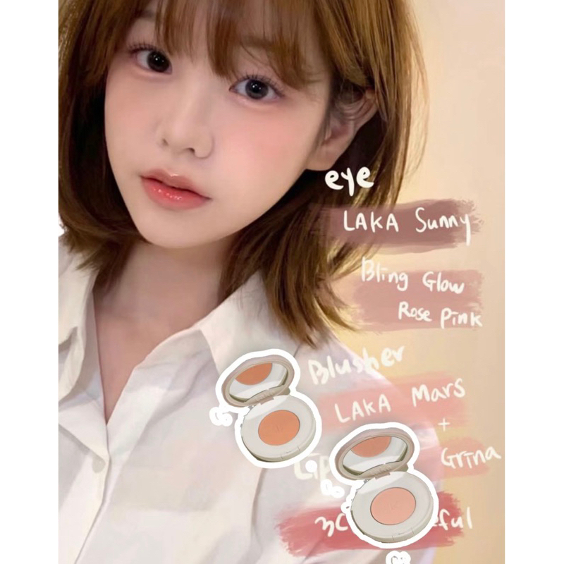 現貨！絕美新版🇰🇷 Laka 腮紅 Mars Laka Vital Sheer Blusher | 蝦皮購物