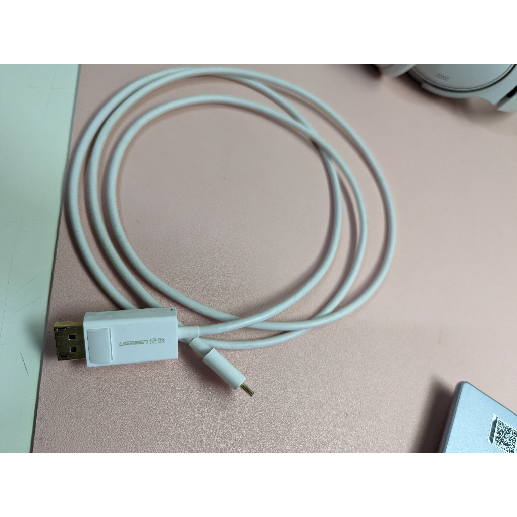 綠聯 type c 轉 dp typec to dp 4k 60hz 2k 144hz 1.5m 白色 | 蝦皮購物