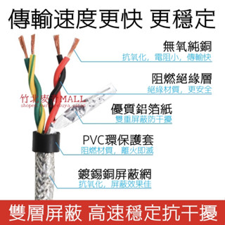 遮罩線 屏蔽綫 高抗干擾4芯雙絞遮罩線 ZR-RVSP2*2信號線 阻燃雙絞線2對RS485通訊線電纜隔離網線訊號線 | 蝦皮購物