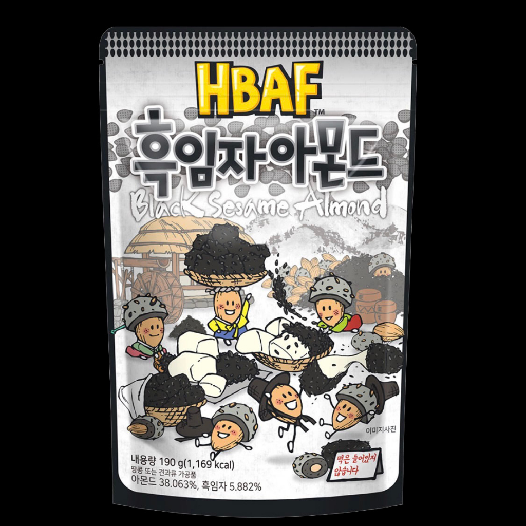 台灣現貨 大包 HBAF 190g 210g 韓國杏仁 大包 中包 40g大隨身包 多種口味! 杏仁果 花生 | 蝦皮購物