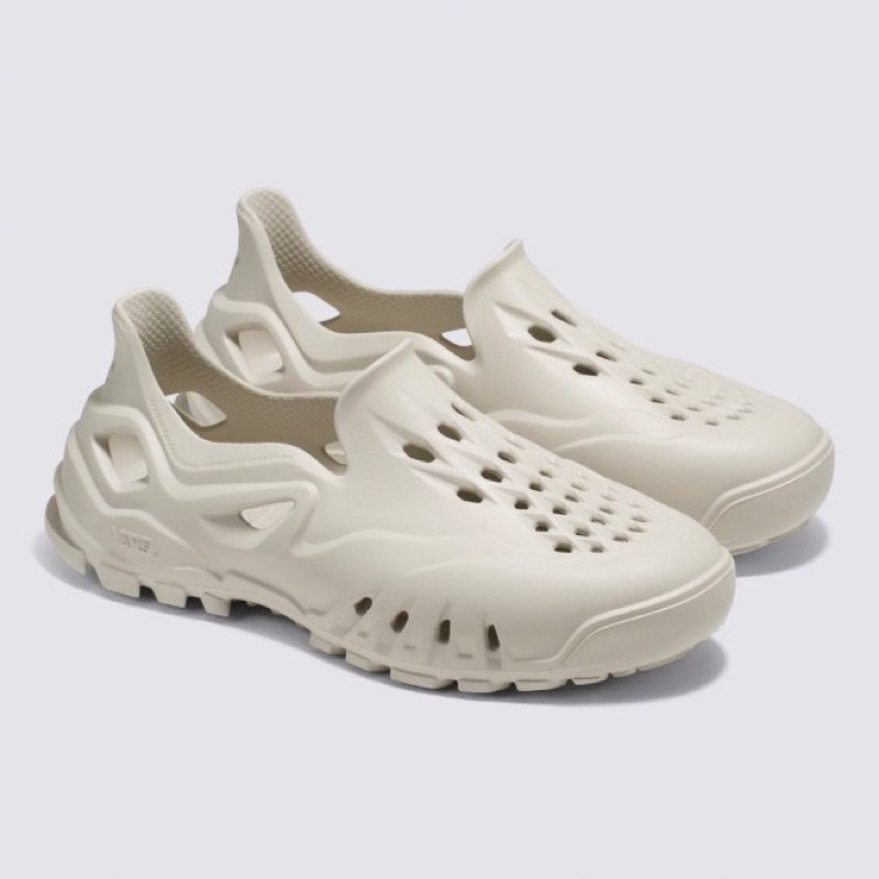 Vans Amzn Pacu Eva 膠鞋 套腳 洞洞鞋 水鞋 防水 全黑 米白 奶油 休閒 復古 | 蝦皮購物