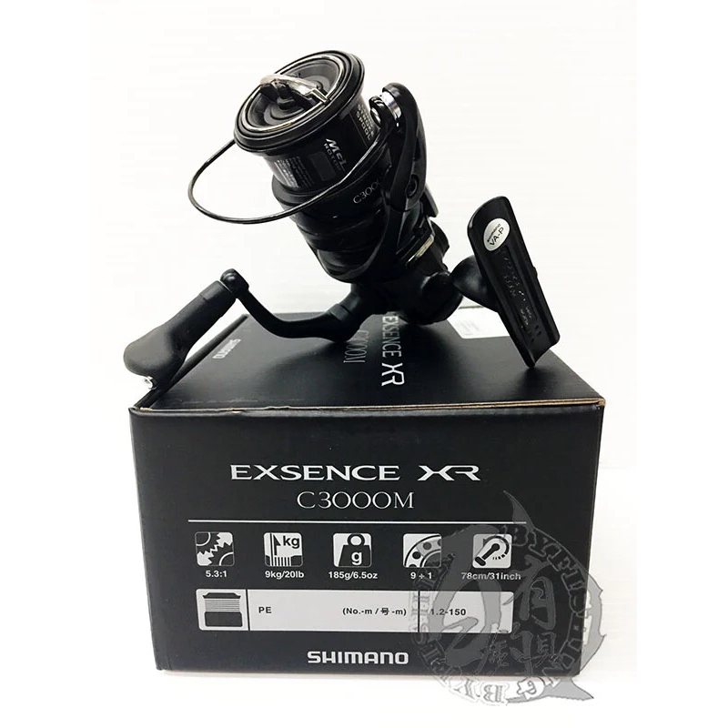 百有釣具 SHIMANO EXSENCE XR 海鱸捲線器 C3000M-MHG/3000MHG/4000MXG高性能 | 蝦皮購物