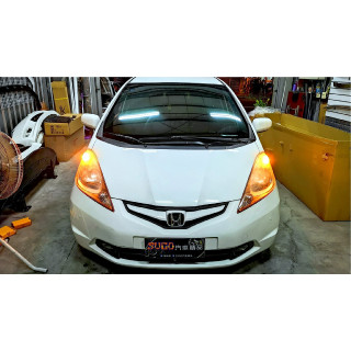 苗苗屋汽車精品 本田 HONDA FIT2/2.5代 前魚眼超高亮版LED橘色小燈 | 蝦皮購物