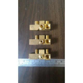 銅接頭 直角接頭 PL直角 4Φ PT1/8 1分 M8 M6 銅製接頭 油管 銅管 注油 直角內卡 油管接頭 油壓接頭 | 蝦皮購物