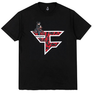 Faze Clan Naruto ITACHI CROWS TEE - BLACK 火影忍者 宇智波鼬 曉 短袖 2XL | 蝦皮購物