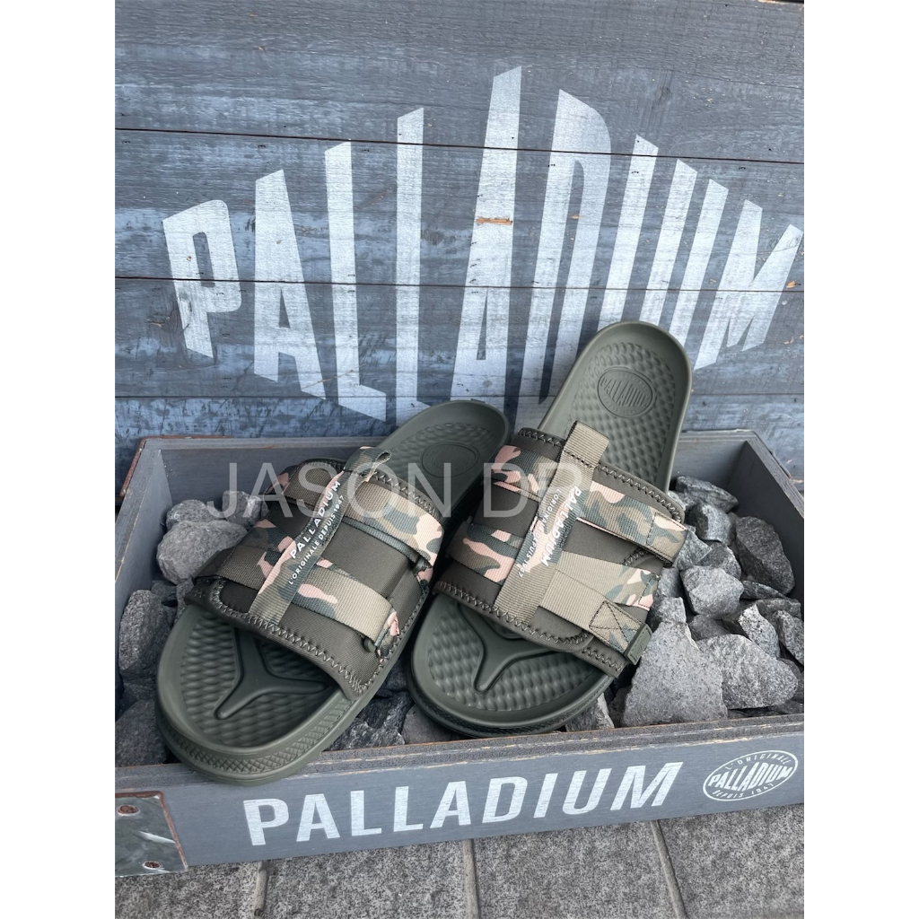 JASON DR(免運費)PALLADIUM SOLEA SLIDE 夏季潛水布涼拖鞋 男女款 79032-394 迷彩 | 蝦皮購物