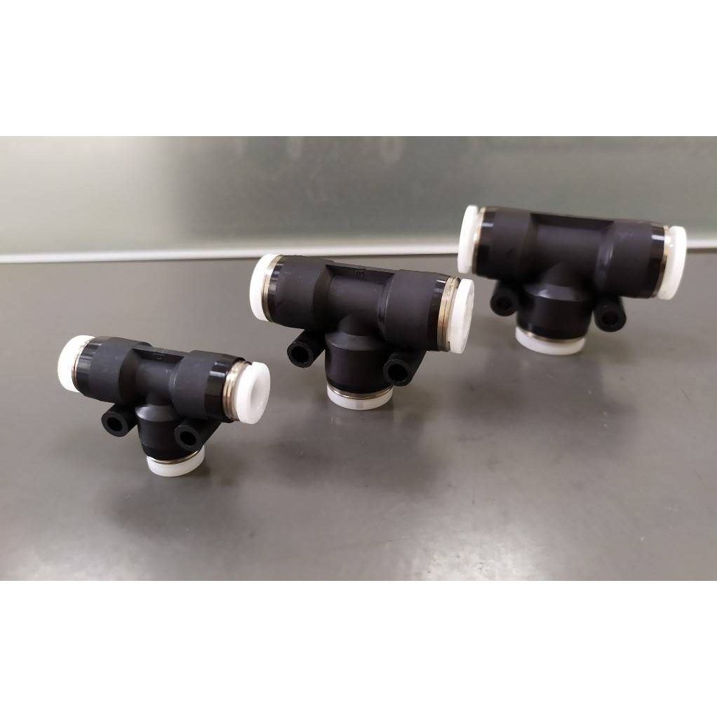 PISCO 快速接頭 PE 聯管T型接頭 Ø1/8~Ø1/2 英制管徑 (含稅) | 蝦皮購物